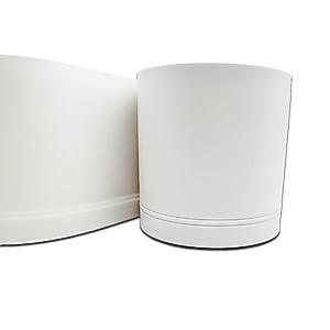 ZEYUE Flexible Vinyl Wall Base,Baseboard Molding Trim,Flooring Trim,Wall Cove Base,New Double Crease Design for Easier Installation. 3.15incn H ×19.7 ft L(White)