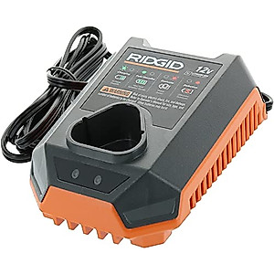 Ridgid R86045 Genuine OEM 12 Volt, 35W, 60Hz Lithium Ion Battery Charger (Battery Not Included, Charger Only)