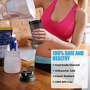 Prodigy Nutrition Labs Premium Shaker Bottle Perfect for Workout Supplements, Protein powder, Sports drinks, BPA Free, Portable Bottle for Fitness Enthusiasts Athletes -14 Ounce