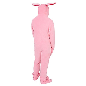 Briefly Stated A Christmas Story Bunny Union Suit Pajama Costume (Adult X-Large)