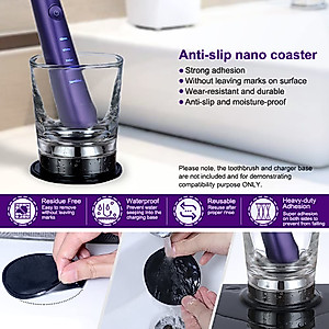 Replacement Charger Glass Cup Compatible with Philips Sonicare Diamondclean Electric Toothbrush, for HX9100 CBA1001 CBA2001 CBA3001 Charging Base and HX9300 HX9900 Series Electric Toothbrush Charger