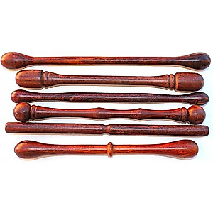6 DEURA ROSEWOOD Irish Celtic BODHRAN Drum Tippers Beaters