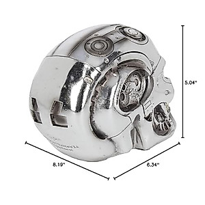 Terminator Nemesis Now T- Box 18cm Silver, Resin