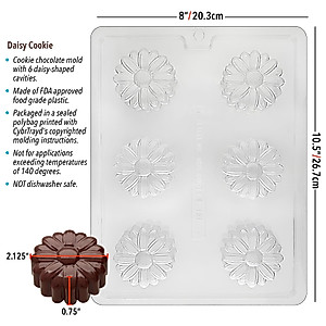 Life of the Party Daisy Flower Cookie Chocolate Mold