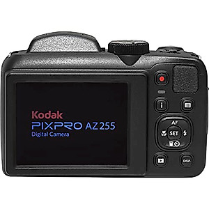 Kodak PIXPRO AZ255 Digital Camera (Black) + Point & Shoot Camera Case + 16GB Memory Card + USB Card Reader + Table Tripod + Accessories