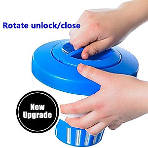 LALAPOOL Luxury Pool Dispenser, Strong Floating Pool Chlorine Dispenser,Fits 3" Chlorine Tablets, 15 Flow Vents Release Adjustable for Indoor & Outdoor Swimming Pool Hot Tub SPA