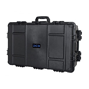 DCB Cases - Element 7975F | 32 x 21 x 12 Ext Dim | IP67 Waterproof | Pluck Foam Insert | Telescoping Handle | Rubberized Grips | Resin-Reinforced Injection Molded Plastic | 7 Latch Lid Close | Wheels