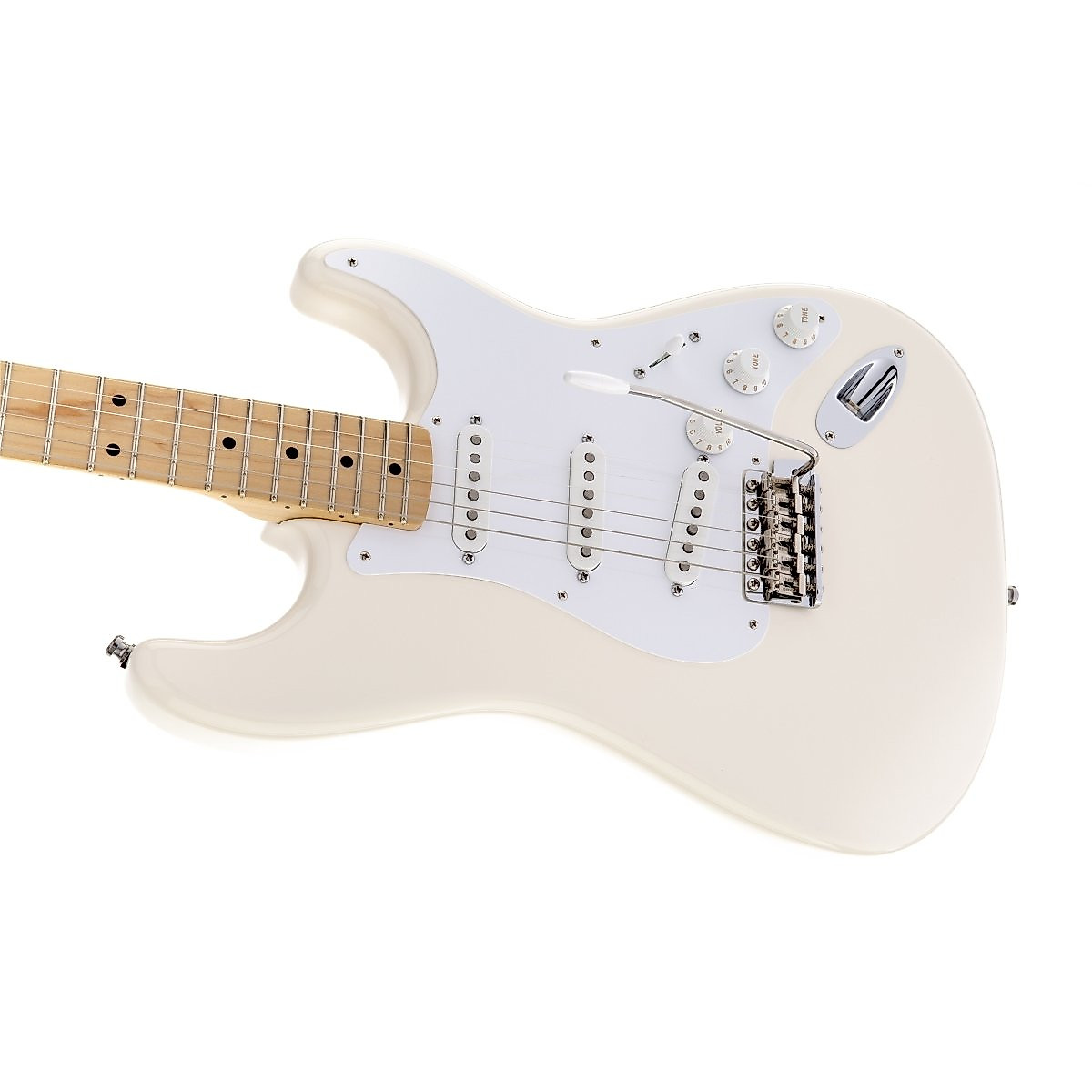 Fender Jimmie Vaughan Tex Mex Stratocaster, Maple Fingerboard, Olympic White