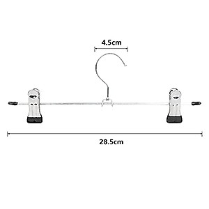 BestValue Go Skirt Pant Boot Hanger with 2 Adjustable Clips, 5-Pack