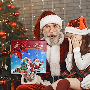 Advent Calendar 2024, Christmas Countdown Calendar Gift Box with 24 Brain Teaser Puzzles, Advent Calendar 2024 for Adults Kids Boys Girls, Xmas Countdown Calendar Challenge Gift