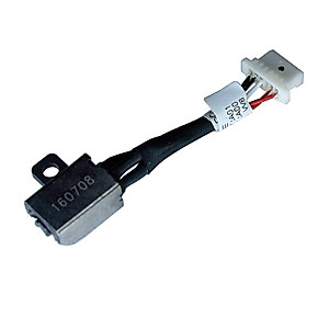Sicastar Laptop DC-in Power Jack with Cable Connector for Dell 11 3162 3164 3168 3169 I3168-0000 Series P25T P25T001 P25T002 Series GDV3X 450.07604.2001