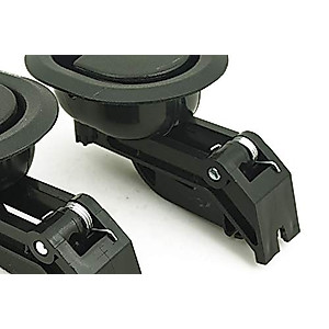 AUXPhome 2Pcs Universal - Oval Recliner Sofa/Chair Release Lever Pull Handle ，for All Manufacturer Brands （Fit 6mm and Below 6mm Barrel Cables，Hard Plastic - Black