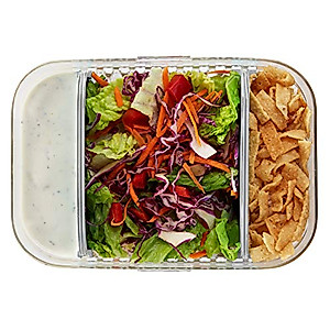 PackIt Mod Lunch Bento Food Storage Container, Steel Gray