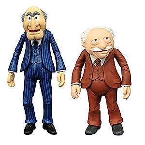 DIAMOND SELECT TOYS The Muppets Best of Series 2: Statler & Waldorf Action Figure Two-Pack, Multicolor
