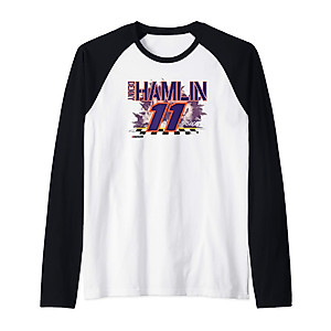 NASCAR - Denny Hamlin - Dust Storm Raglan Baseball Tee