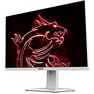 MSI G274RW, 27" Gaming Monitor, 1920 x 1080 (FHD), IPS, 1ms, 170Hz, G-Sync Compatible, HDR Ready, HDMI, Displayport, Tilt, Swivel, Height Adjustable, White