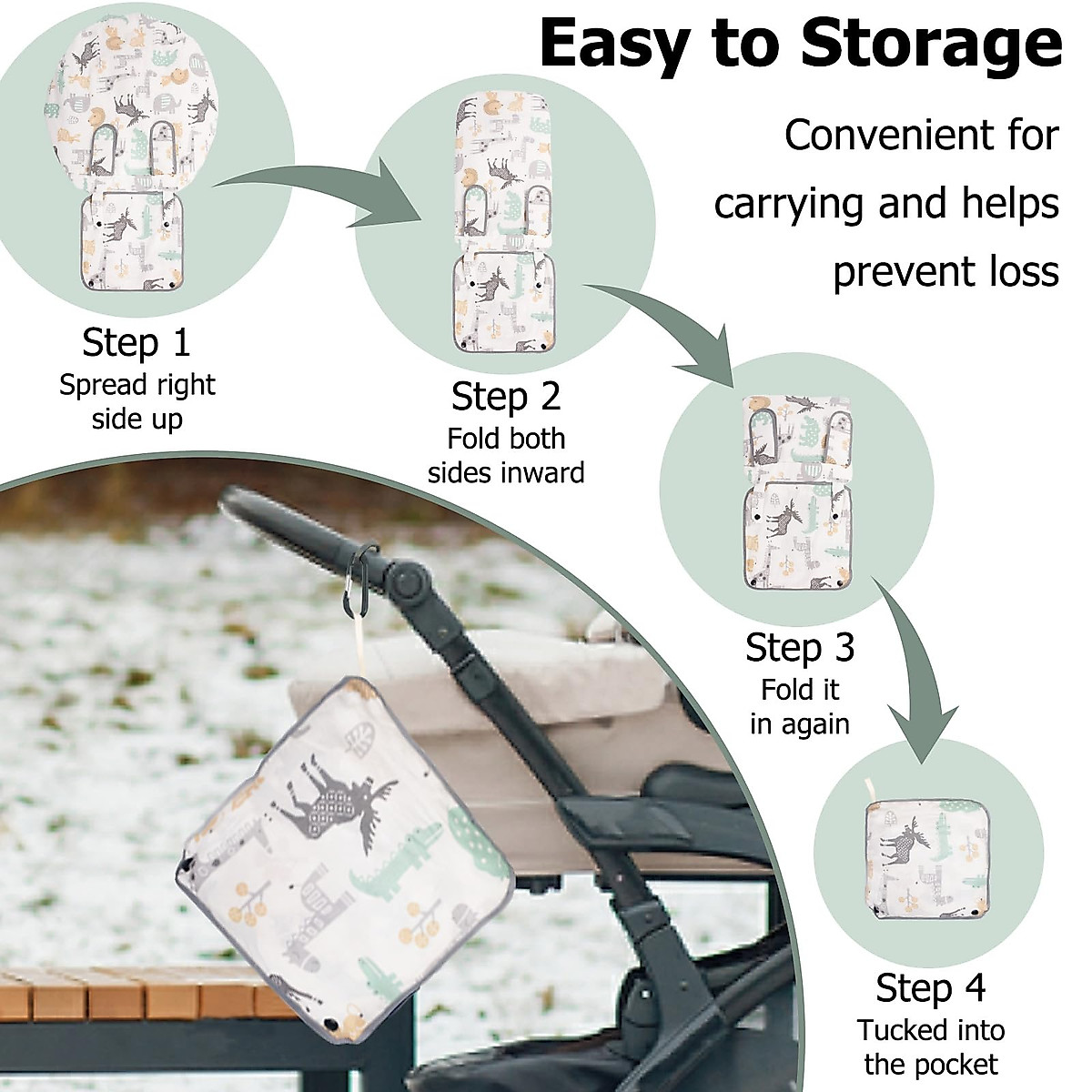 Car Seat Cover Baby, Muslin Baby Car Seat Cover, 3 in 1 Carseat Sover, Carseat Cover for Baby Easy to Get in & Out