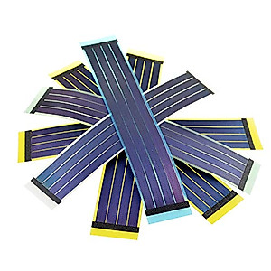 Solar Panel Flexible Thin-Film-Flex-Portable-Folding-Flexible-Roll-Up-Bendable-Amorphous-Solar-Panel-Battery-Car-Motorcycle-Trickle-Charger-Power-Solar-Pannel 6 Volt Rooftop Tents Camping rv (A-Black)