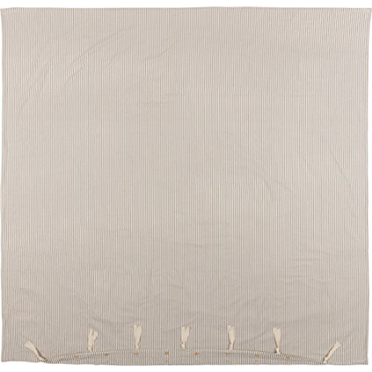 Farmhouse Ticking Taupe King Duvet Cover