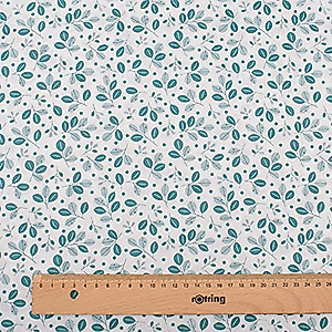 Hanjunzhao Pea Green Color Fat Quarters Fabric Bundles 18 x 22 inch for Quilting Sewing Crafting