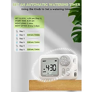 Automatic Drip Irrigation Kit, 15 Potted Indoor Houseplants Support, Indoor Automatic Watering System for Plants, with Digital Programmable Water Timer