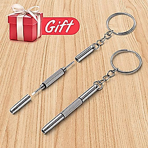 6PCS Micro Precision Screwdriver Set, VAKOGAL Premium Screwdriver Kit 0.8-1.6mm, 6 Extra Replace Blades for Watch Repair, Eyeglasses Repair, Jewelry Work, Electronics Repair