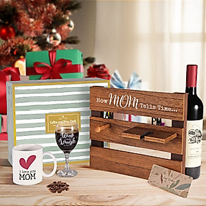 THYGIFTREE I Love You Mom Christmas Gifts for Mother Funny Mom Birthday Gifts from Daughter Son, Cool New Mom Gifts for Women