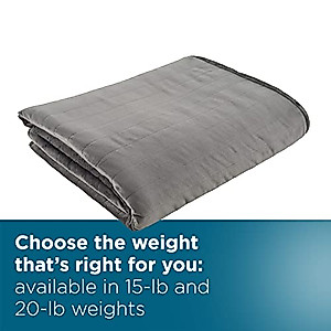 Tempur-Pedic Weighted Blanket, 20 lbs, Gray
