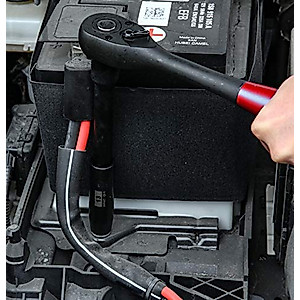 SEKETMAN 50-Piece 1/4" Inch Drive Deep And Shallow Impact Socket Set, SAE/Metric(5/32-Inch to 9/16-Inch and 4-15mm),CR-V-50BV30