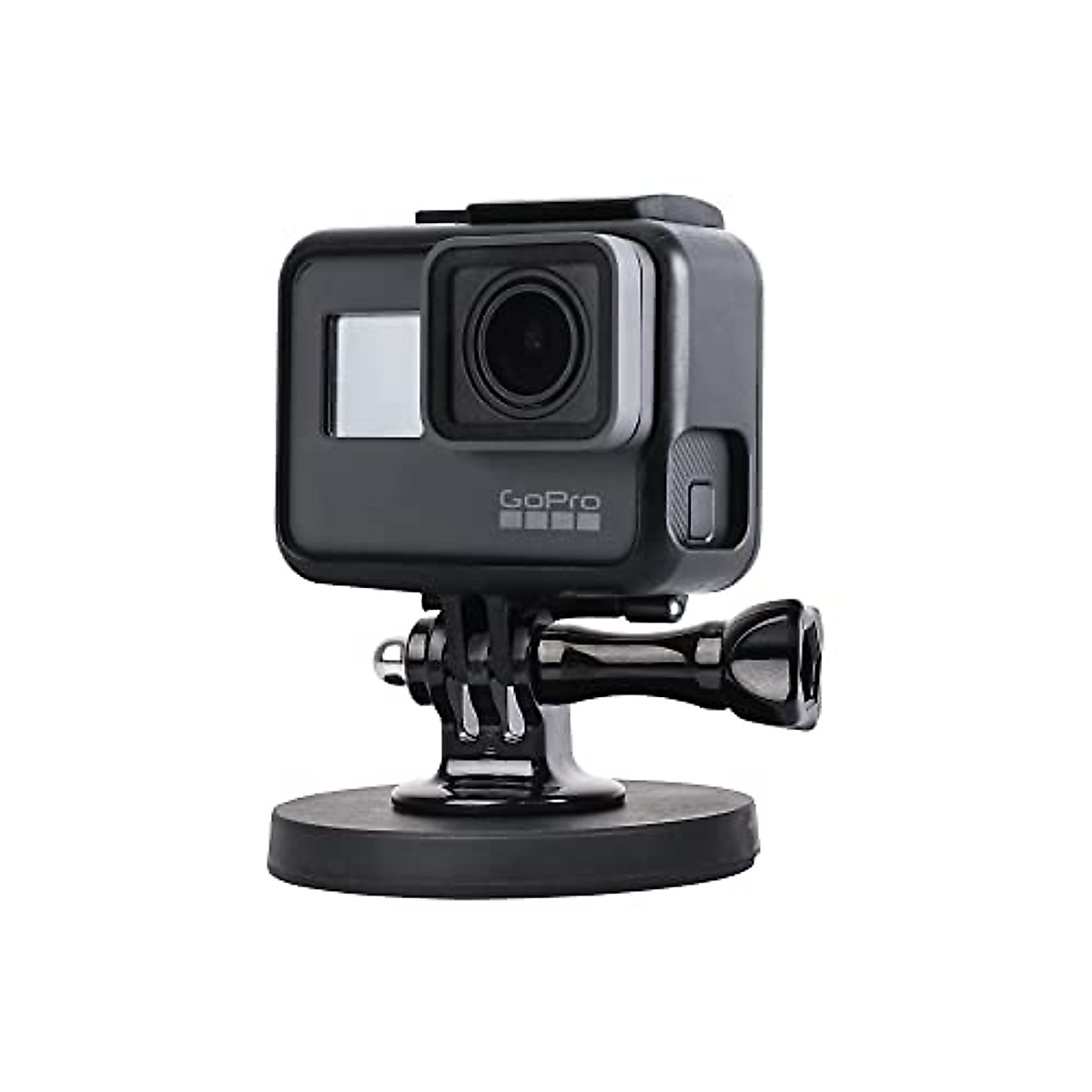 Magnetic Camera Mount Base with Mini Ball Head and Gopro Adapter for Action Camera Go pro Hero / DJI Osmo / Insta360 /Blink Camera, Wyze Cam, Small DSLR, Security Camera, Light & More with a 1/4"-20