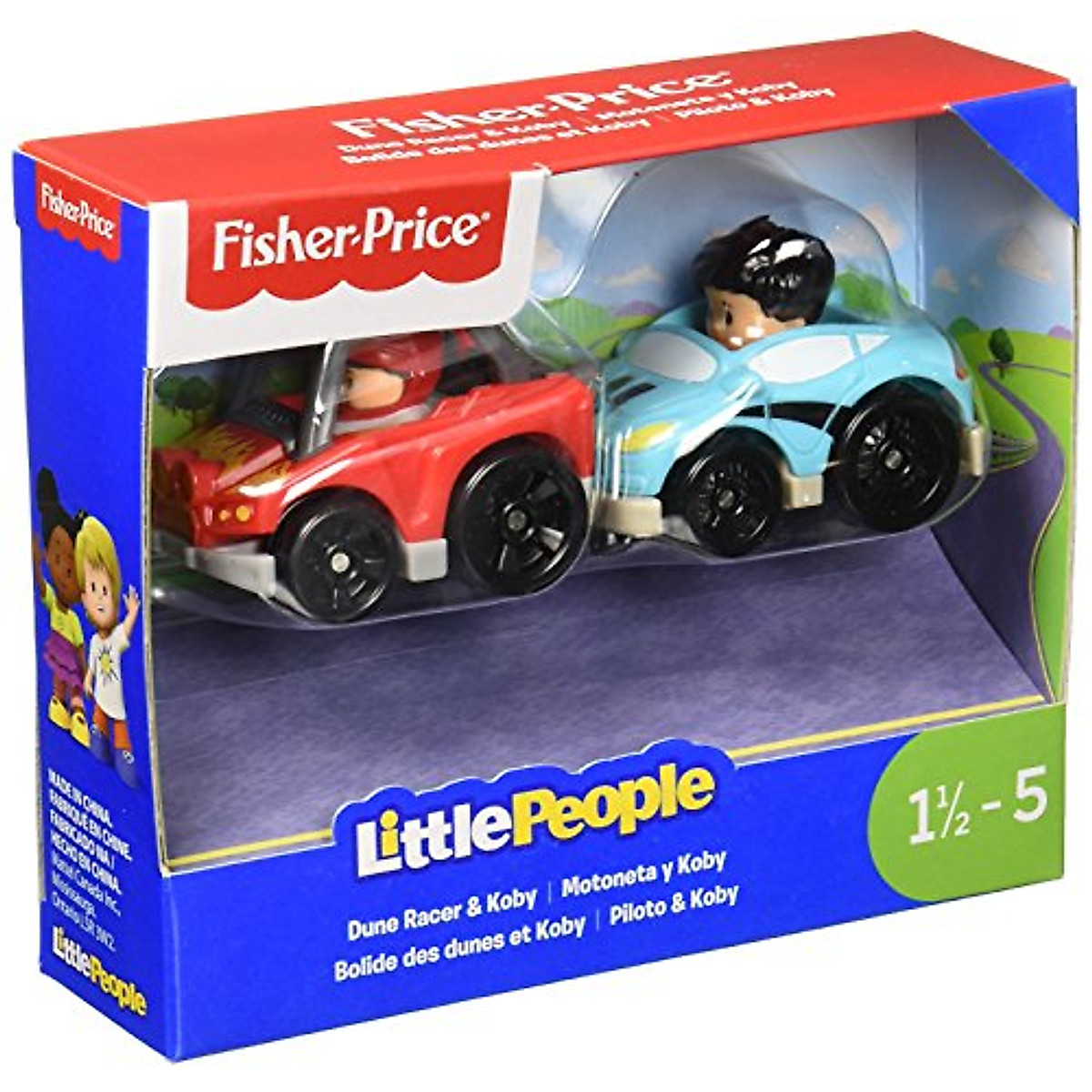 Fisher-Price Little People Dune Racer & Kitty Car