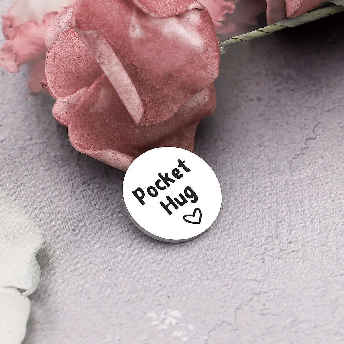 KUIYAI Pocket Hug Token Always Remember You Are Braver Than You Believe Token (Remember-Pocket Hug S)