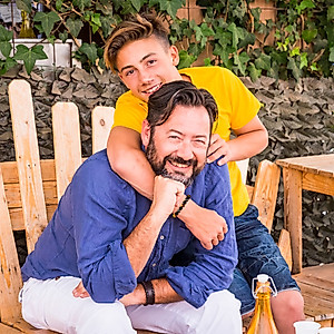 Sereney Easter Basket Stuffers for Teens Boys Son To My Son Bracelet from Dad Mom as Adjustable Protection Bracelet Boys Easter Gifts for Adult Son Young Men Teens as Happy Birthday Son Gifts from Mom