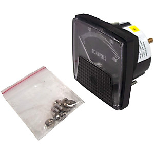 Miller 279691 Meter, Amp Dc 50Mv 0-400 Scale 2.5 In Black Face