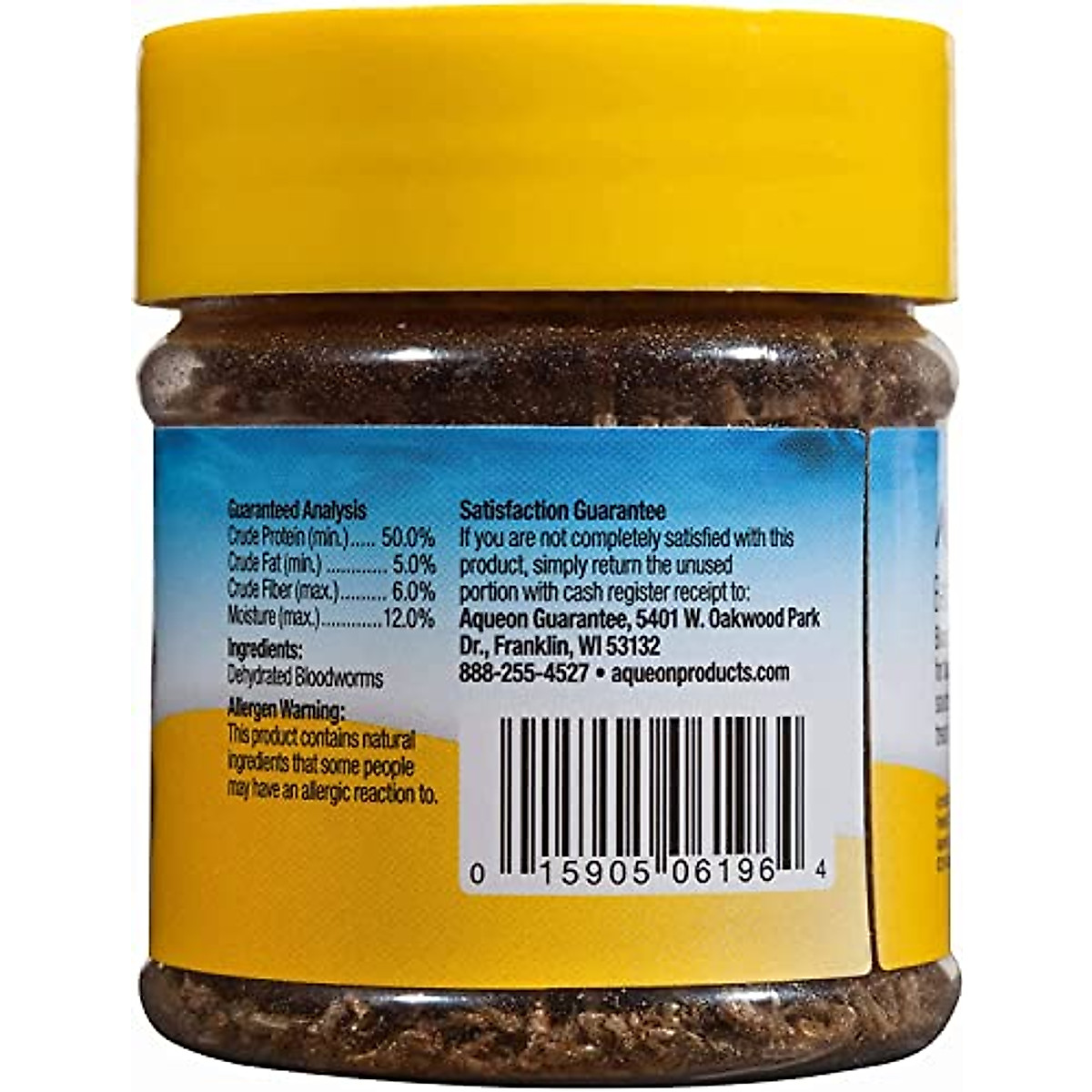 (3 Pack) Aqueon Betta Bloodworm Treat, 0.175 Ounce