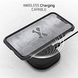 Ghostek EXEC Wallet Phone Case iPhone 11 Pro Max Card Holder Works with Magnetic Car Vent Mounts and Easily Detachable for Wireless Charging Designed for 2019 Apple iPhone 11 Pro Max (6.5inch) (Black)