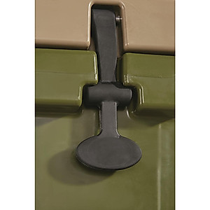 Guide Gear Ice Chest Camping Cooler Large and Rotomolded 90 Quart, Grizzly Bear Resistant Tan/Green