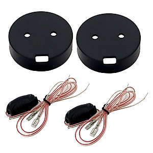 Audiobahn Domo tweeter with 3-way crossover enhances music, voice and treble.