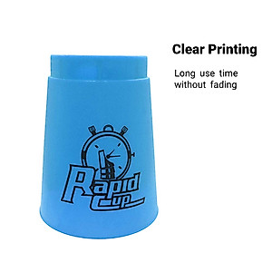 Erlsig 36 Pack Sports Stacking Cups, Quick Stacking Cups Game Speed Training Game for Travel Party Challenge Competition