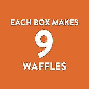 Krusteaz Light and Crispy Cinnamon Churro Belgian Waffle Mix, Krusteaz Waffle Mix, 21 oz Box (Pack of 8)