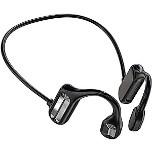 TEDATATA Portable Bone Conduction Headphones are not in-Ear Noise-Cancelling Headphones, Suitable for Sports Running Headphones, Ear Bone Induction, Lightweight