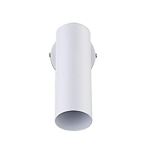 Amazon Basics Modern Wall Sconce Light - 6" x 3.3" x 8", White