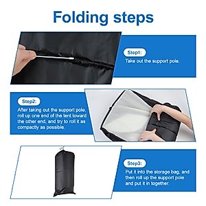 Indoor Blackout Noise Reduction Tent for Restful Sleep Portable Solution for Light Blocking and Noise Reduction Earplugs and Earmuffs Alternatives Sleep Improvement