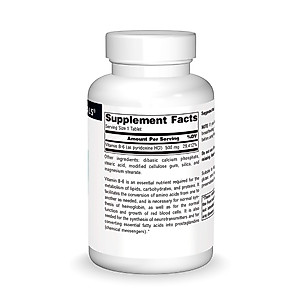 Source Naturals Vitamin B-6, Immune System Support* -500 mg, 100 Tablets
