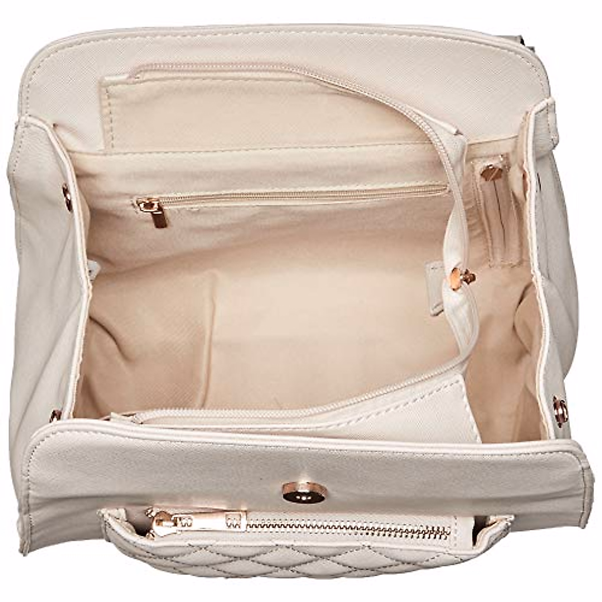 UNIQUE(ユニック) Unic UK-9739 Heart Buckle Backpack, Black/Ivory