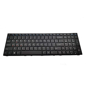 New Laptop Replacement Gaming Keyboard for Clevo Sager P650 P650SE P655SE NP8652 NP8650 NP8670 NP8671 MP-13H83USJ430B 6-80-P6500-013-1 US Layout with Backlight
