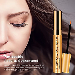 Eyelash Growth Serum, Plant-Based Lash Serum for Eyelash Growth and Thickness Promotes Thick, Strong Lashes in 3-4 Weeks without Parabens or PG (5 ML)