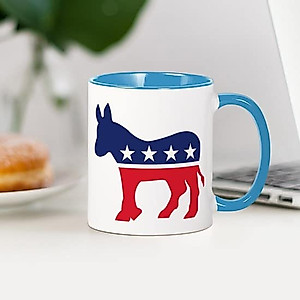CafePress Democrat Donkey Mug Ceramic Coffee Mug, Tea Cup 11 oz