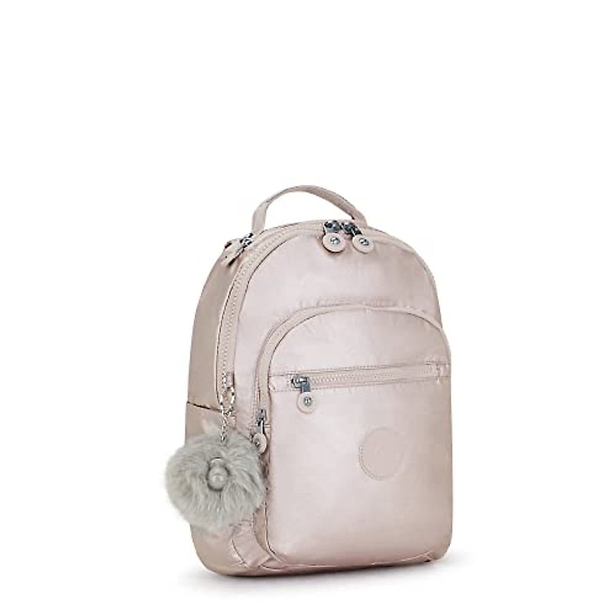 Kipling Seoul Small Metallic Tablet Backpack Metallic Rose