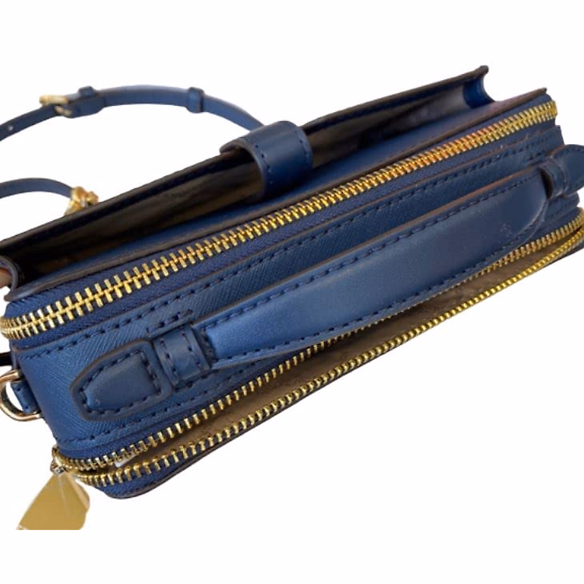 Michael Kors Medium Double Zip Phone Crossbody (Navy)